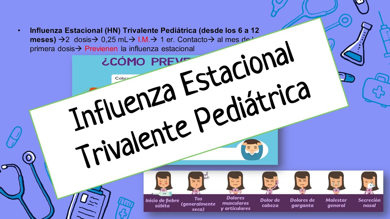 Vacuna Influenza Estacional Trivalente Pediátrica Prevención De La