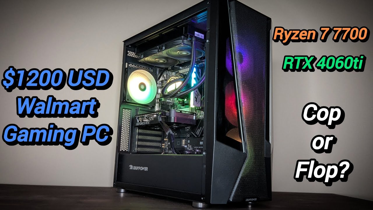 Is this $1200 Walmart gaming PC worth the price? - YouTube