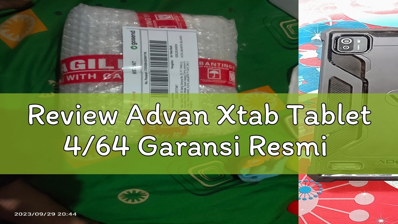 Review Advan Xtab Tablet 4/64 Garansi Resmi - YouTube