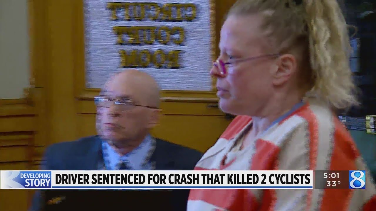 Driver sentenced to decades in prison for crash that killed 2 cyclists ...