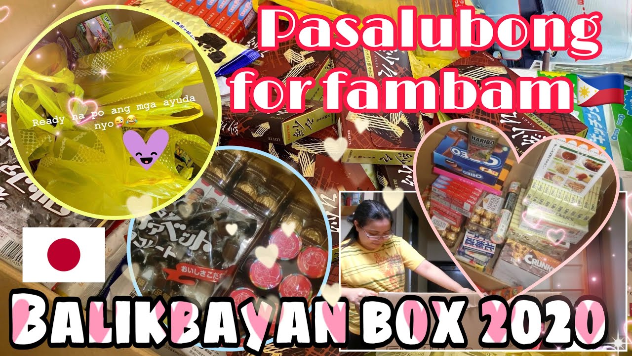 JUMBO BOX for JUMBO FAMILY // BALIKBAYAN BOX from JAPAN to PINAS ...