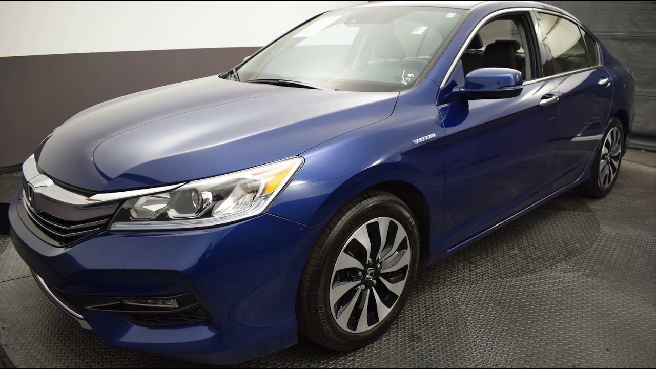 2017 Deep Blue Opal Metallic Honda Accord 4D Sedan #1483A - YouTube