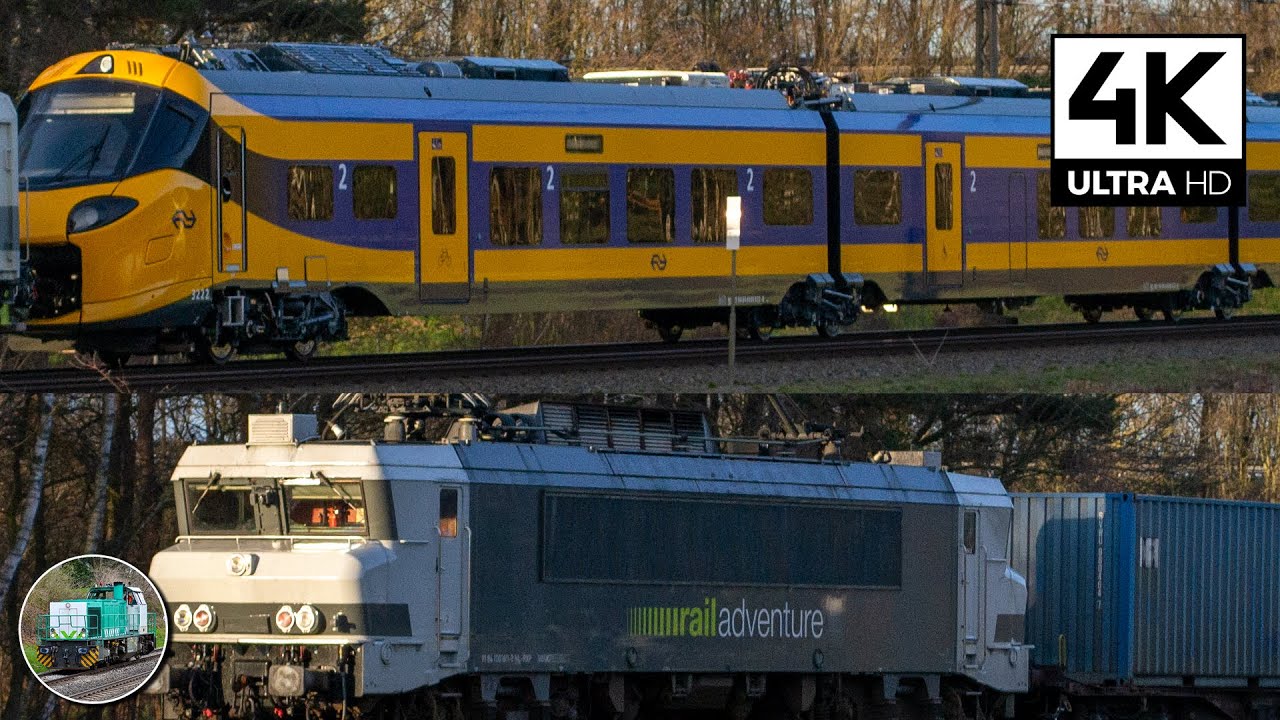 [4K] ICNG TRANSPORT! Railadventure 9903 with NS ICNG 3222 passes ...