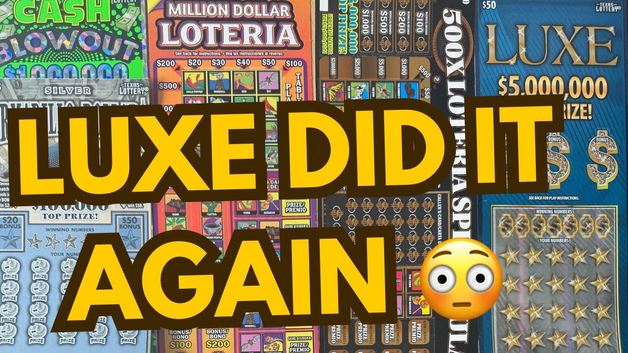 LUCKY LUXE TICKET #2🎟️🍀🍀🍀MIX TEXAS LOTTERY TICKETS 🎟️ GOOD WINNER 💰💰💰 ...