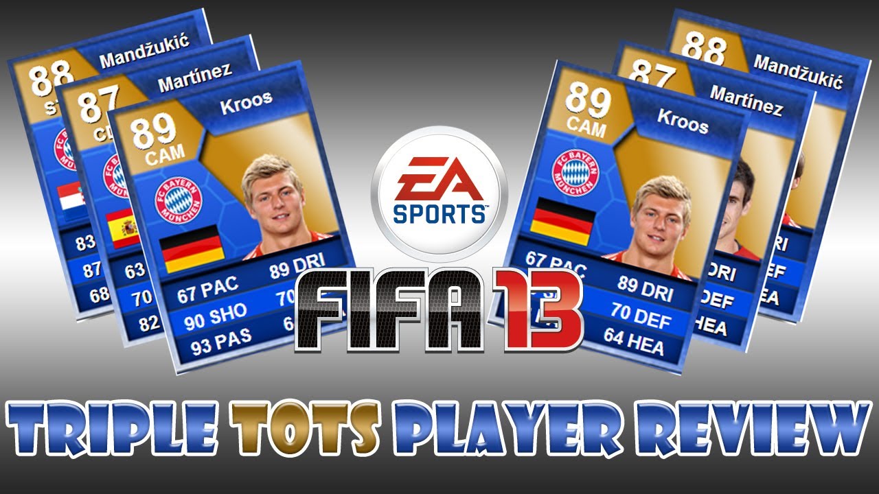 FIFA 13 Ultimate Team | Triple TOTS Player Reviews | Kroos, Mandžukić ...