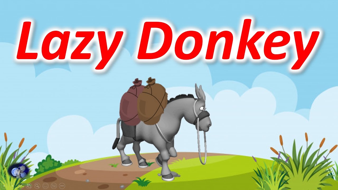 Lazy Donkey | Kids Short Story | Moral story | Panchatantra story ...