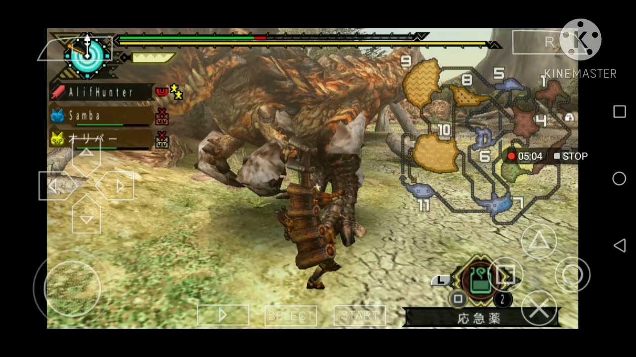 how to hunt barroth monster hunter 3rd portable ppsspp great sword ...