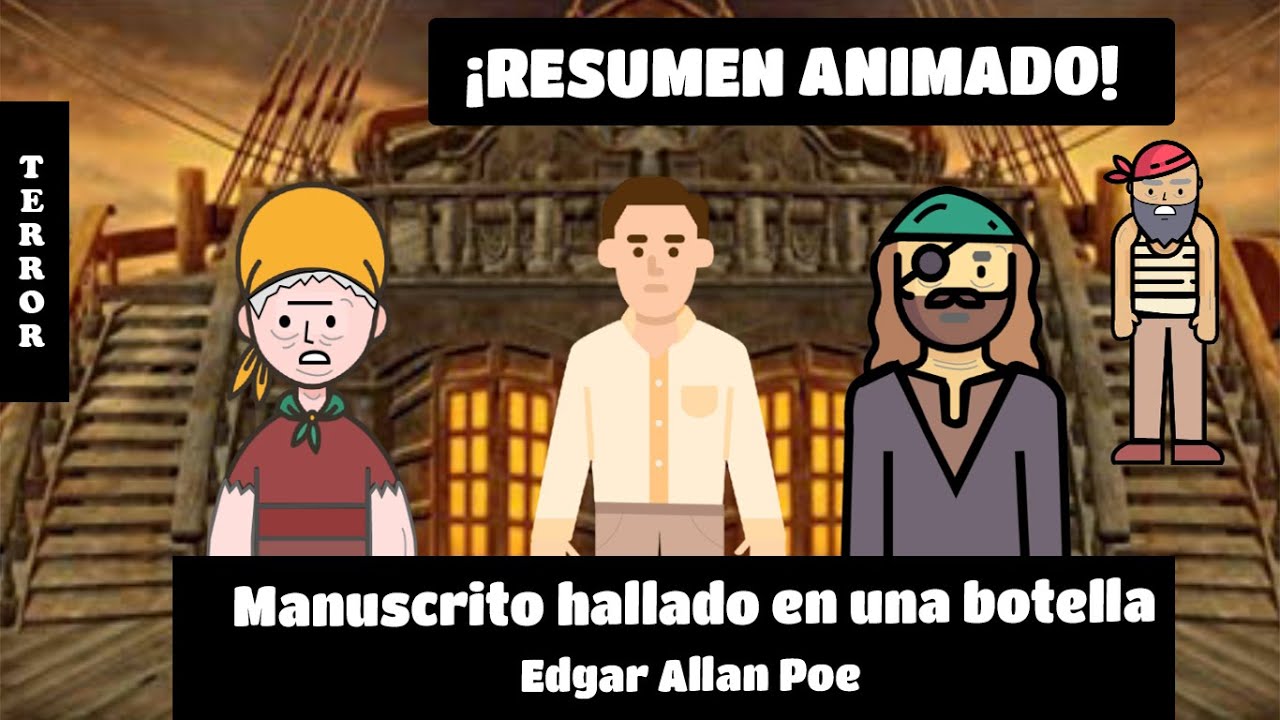 Resumen Manuscrito hallado en una botella, Edgar Allan Poe (audiolibro ...