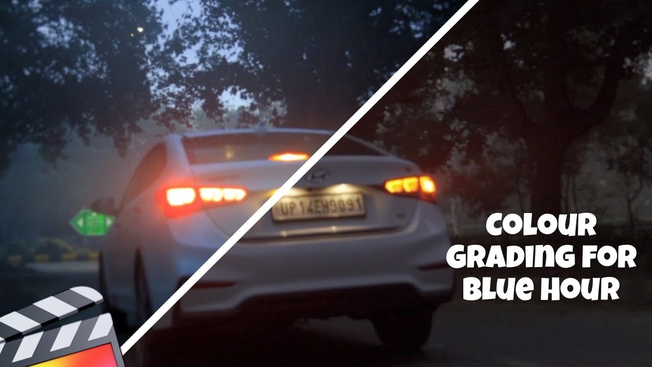 Colour Grading Blue Hour in Final Cut Pro - YouTube