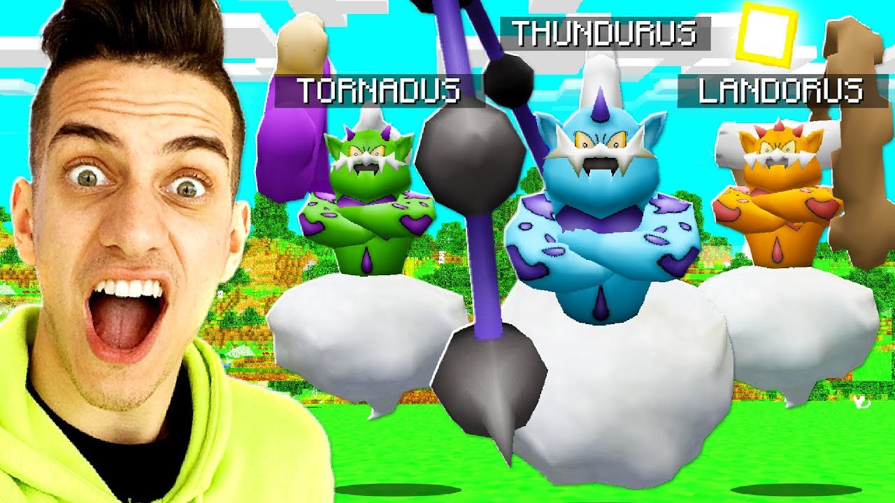 CATCHING ALL LEGENDARY WEATHER MEGA POKEMON in MINECRAFT! - YouTube