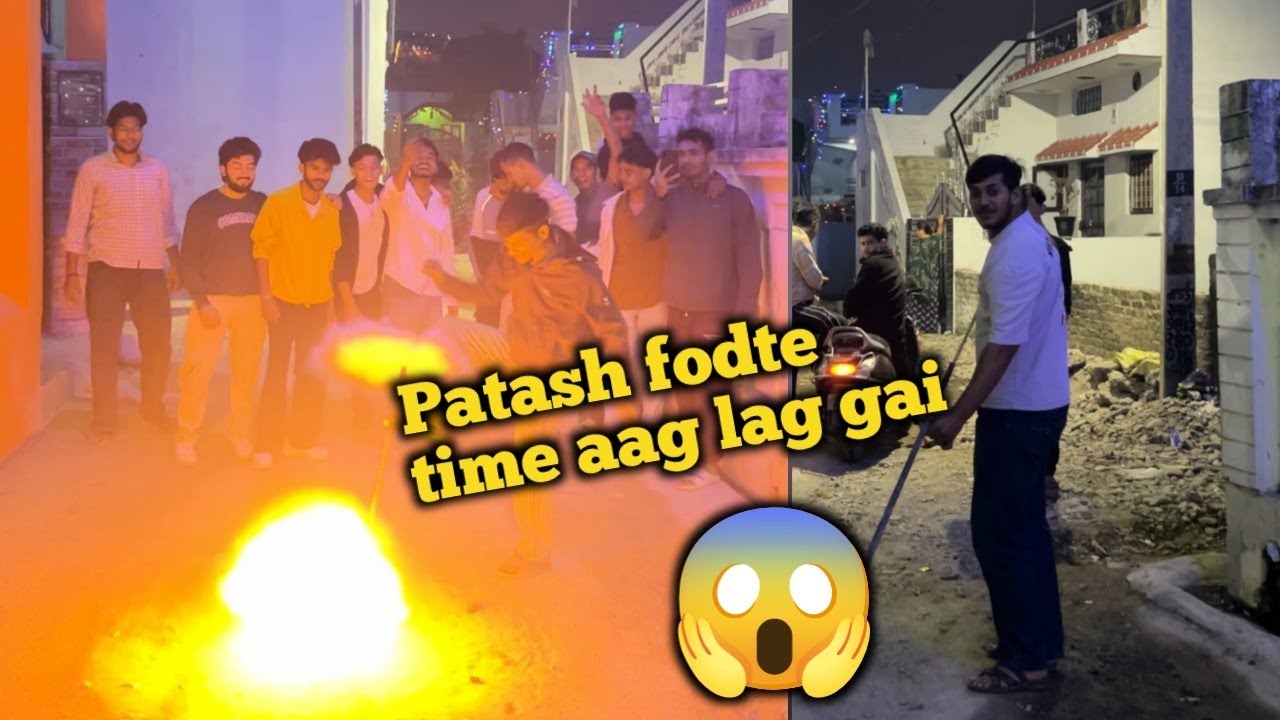 DIWALI PE FULL BADMOSHI ☠️😂 / PATASH KE LIYE LADAII😂 @deepakbhatt5577 ...