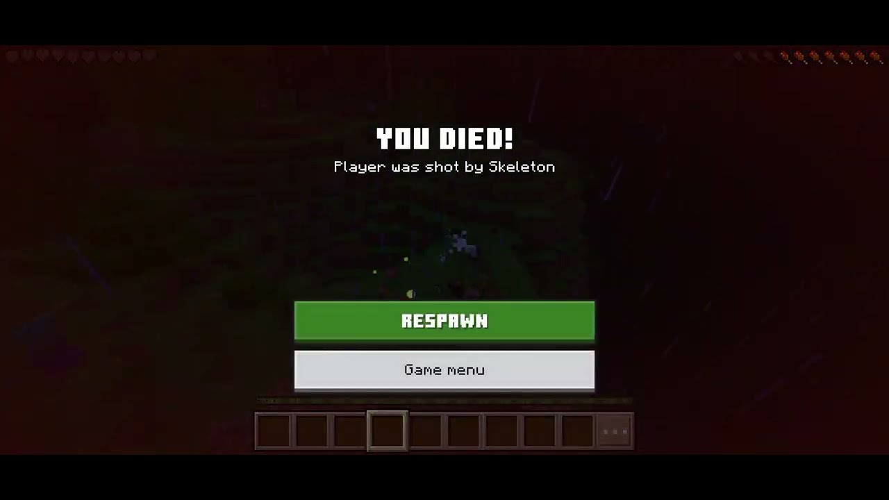 You Died 💀 || #minecraft - YouTube