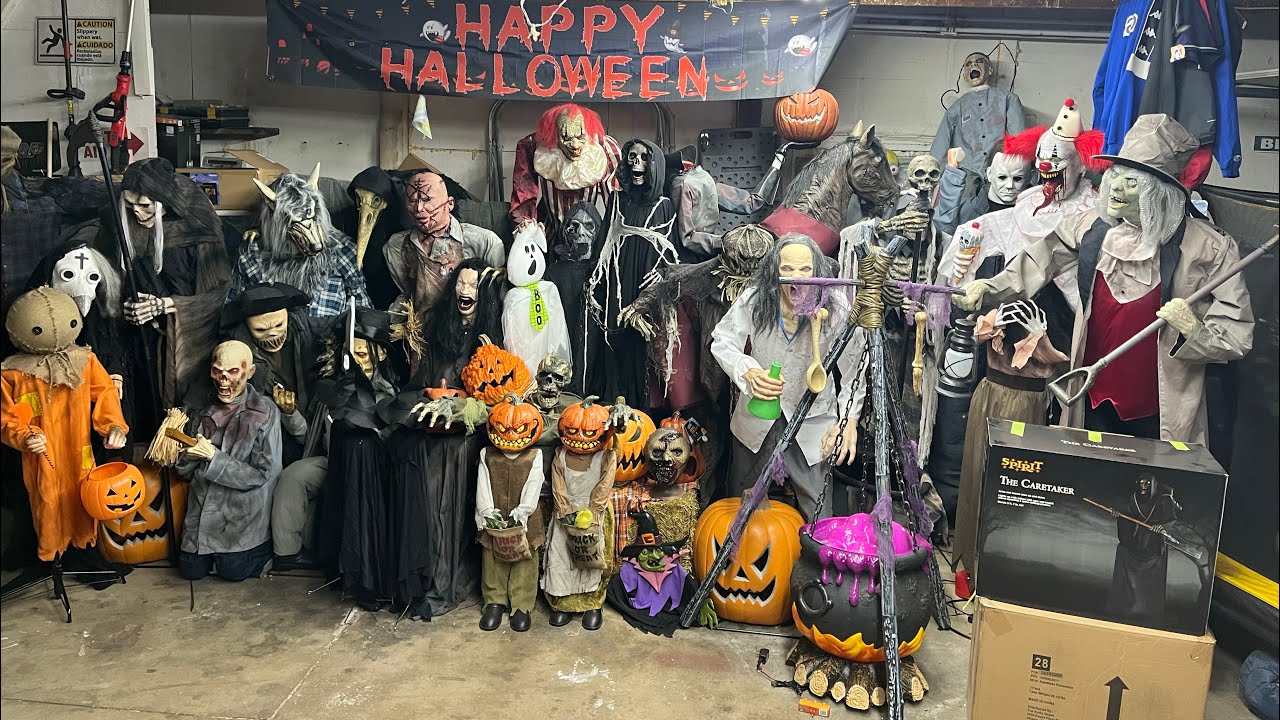 👻 My ENTIRE Halloween Animatronic Collection - YouTube