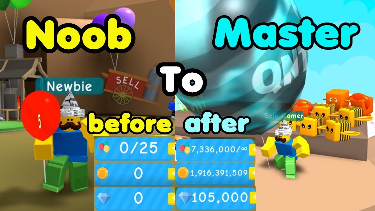 Noob To Master! 0 To 1 Billion Coins! Biggest Balloon! Unlocked All ...