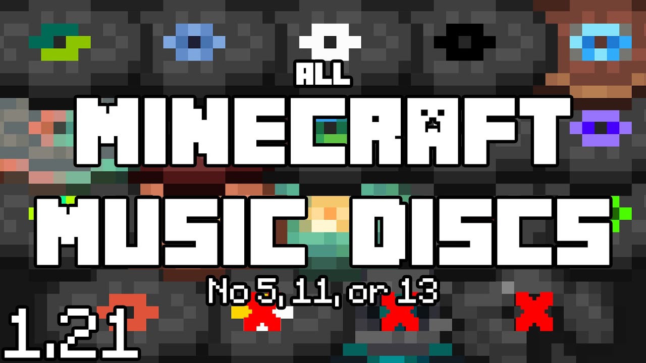 All Minecraft Music Discs [No 5, 11, or 13] [1.21.5] - YouTube