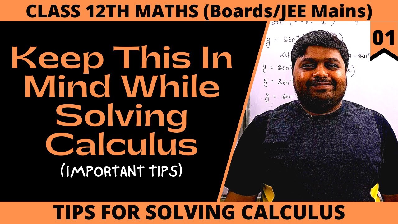 Keep this in mind while solving CALCULUS | Tips For Solving Calculus ...