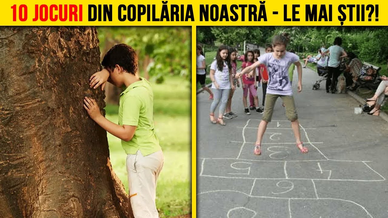 10 Jocuri Din Copilaria Noastra - Le Mai Stii? - YouTube
