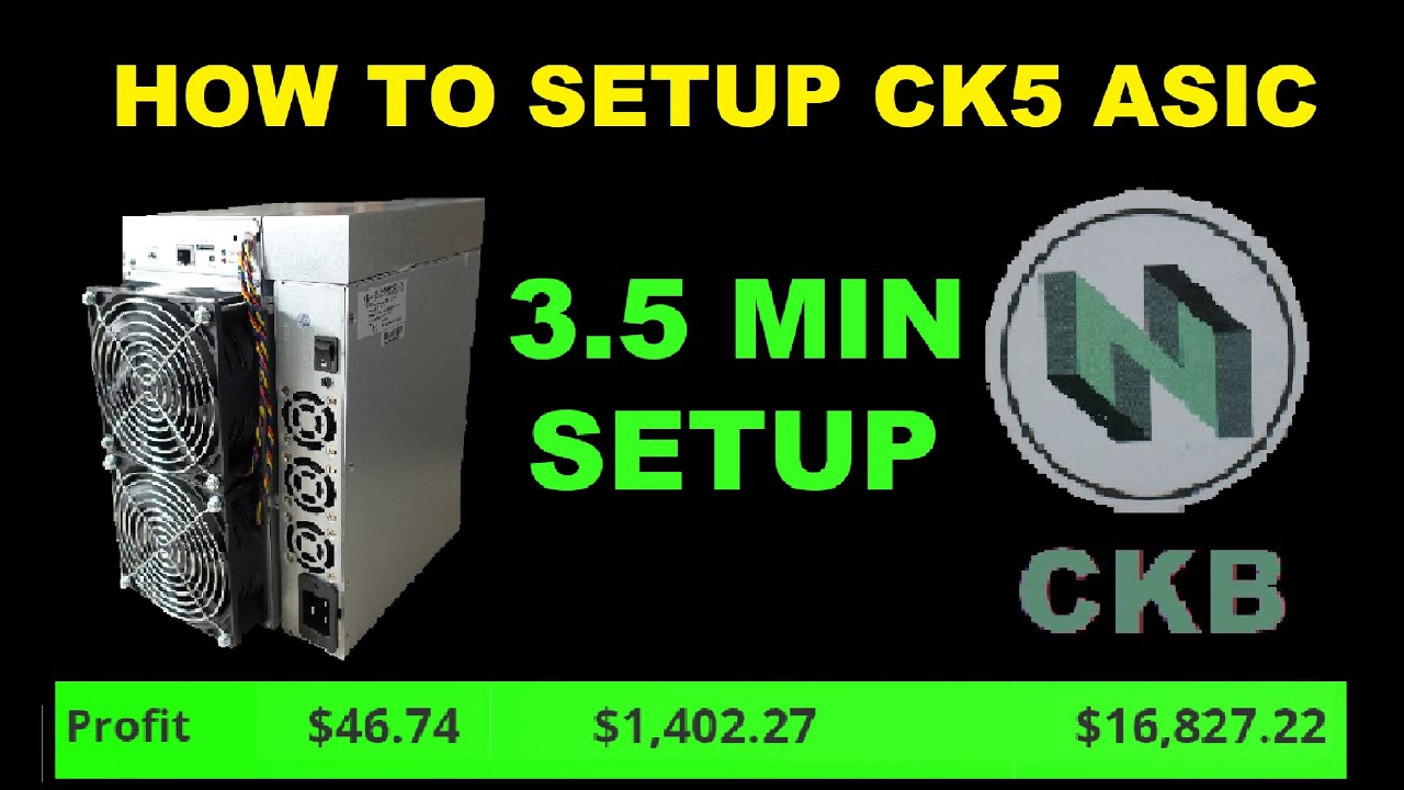 Goldshell CK5 ASIC Miner Setup under 4 Minutes ~ Add Pool & Hashing ...