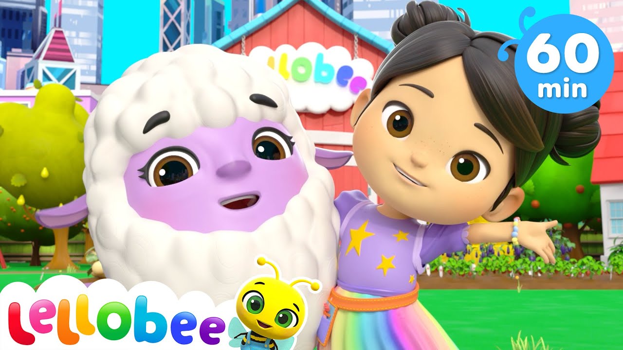 Mary Had a Little Lamb | Lellobee City Farm | Kids Cartoons & Nursery ...