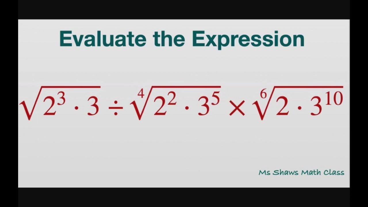 Evaluate Exponential Expression Sqrt 2 3 3 Divided By Fourth Root 2 2 evaluate-exponential-expression-sqrt-2-3-3-divided-by-fourth-root-2-2