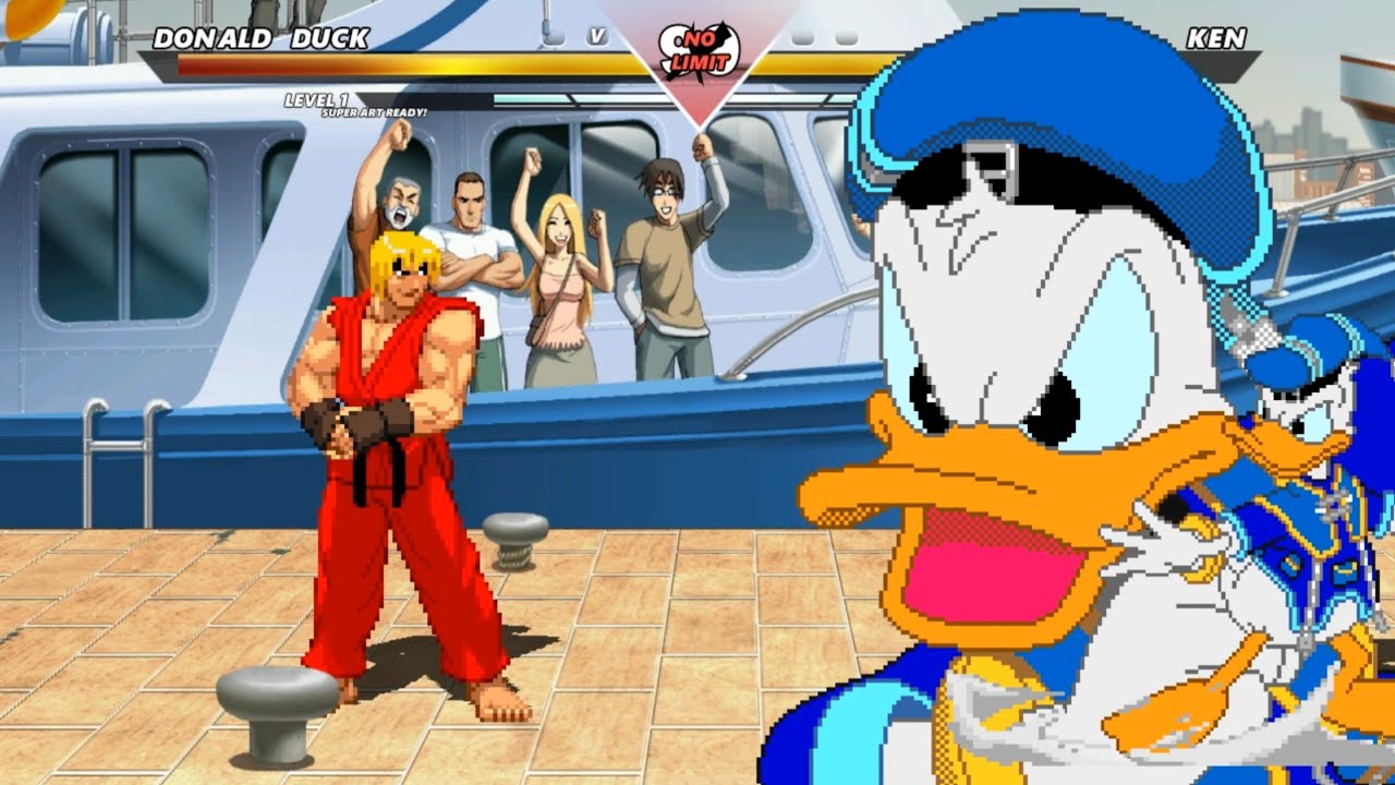DONALD DUCK vs KEN - The most epic fight ever made ! - YouTube