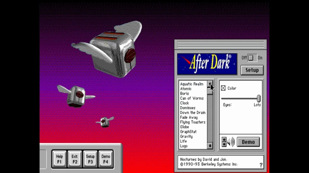 After Dark Screensaver 1.0 (PC MS-DOS, 1993) - YouTube
