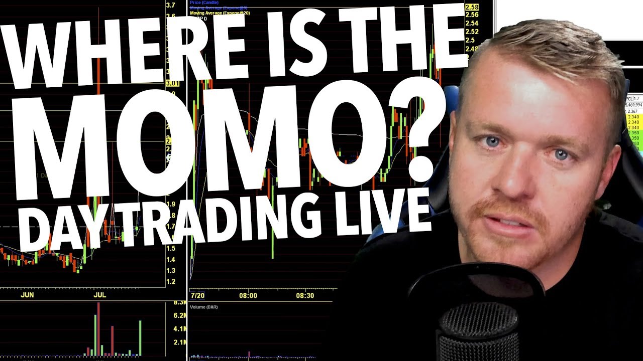 DAY TRADING LIVE! WHERE IS THE MOMO???? - YouTube
