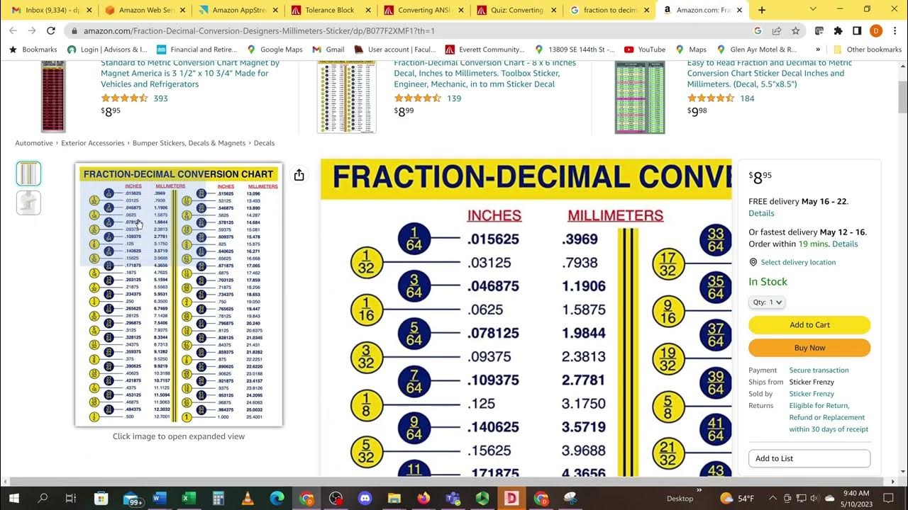 Converting ANSI callouts to Fractions Part 1 - YouTube