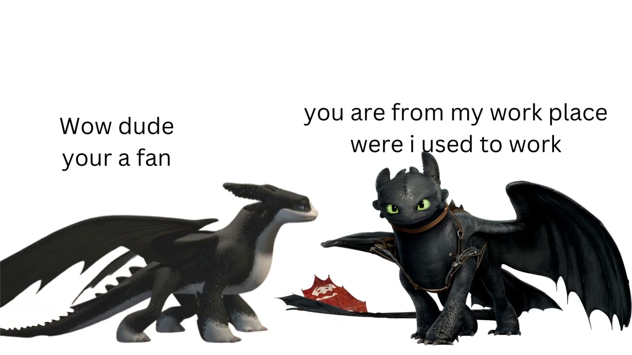 Toothless MEETS Thunder (send help) - YouTube