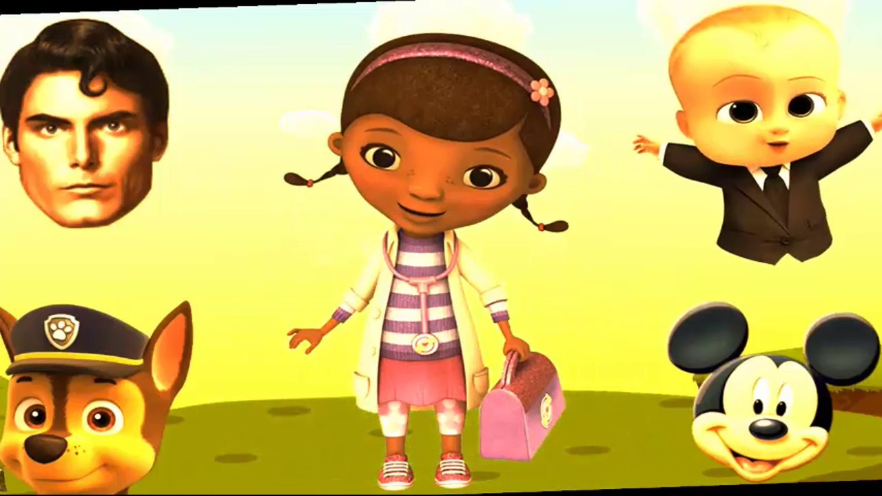 Wrong Heads Paw Patrol Mickey Mouse Doc McStuffins Boss Baby Superman ...