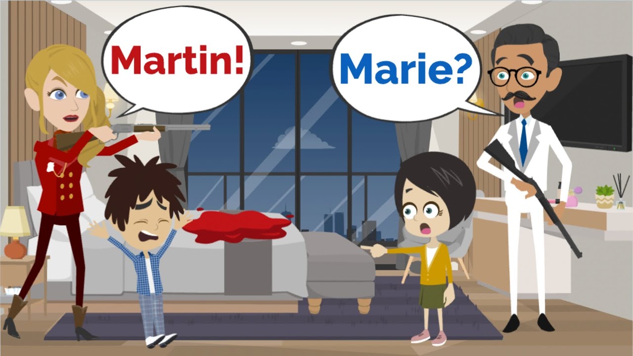 Mr. and Mrs. Peters| Basic English conversation | Learn English | Like ...