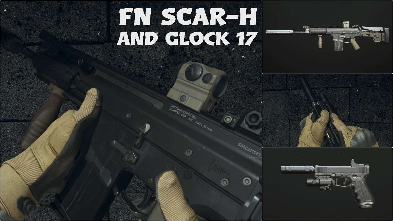 Deliberate FN SCAR-H and Tactical Glock 17 - Weapon Gameplays (Modern ...