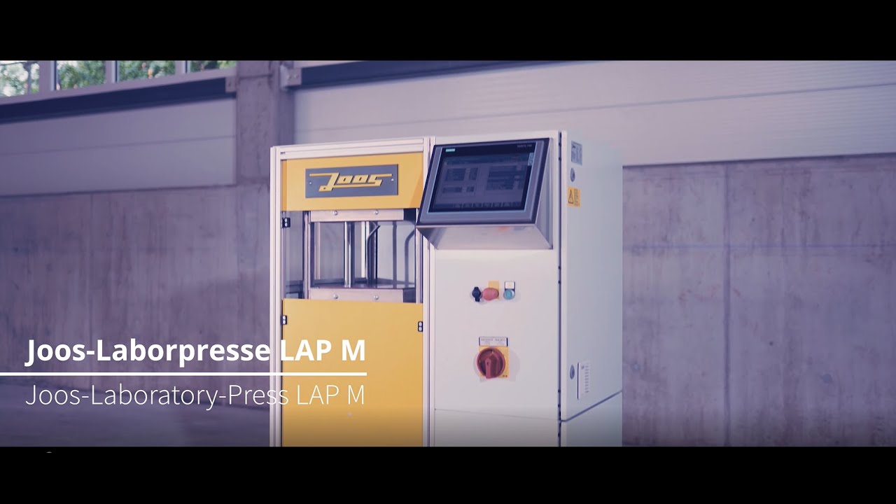 Joos-Laborpresse LAP M / Joos-Laboratory press LAP M - YouTube
