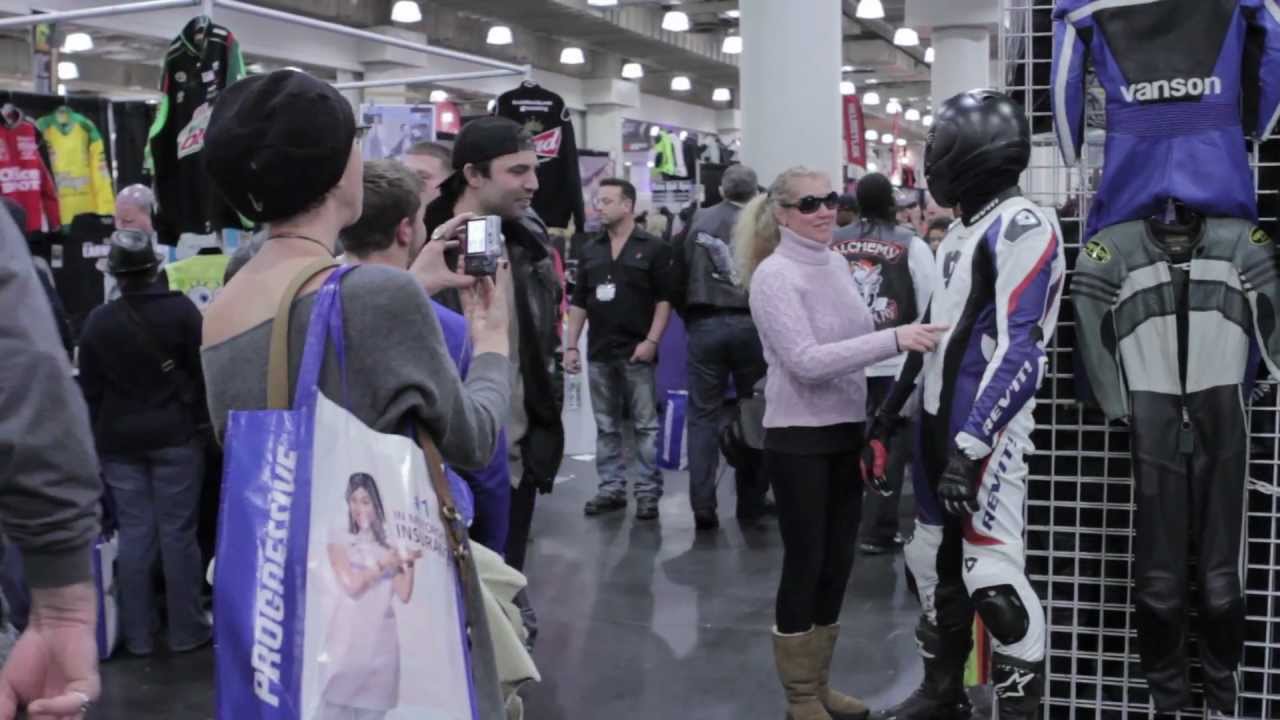 Motorcycle Mannequin Prank at the 2013 NYC Motorcycle Show - YouTube