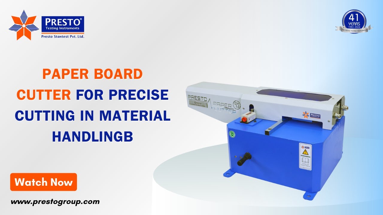 Paper Board Cutter for Precise Cutting in Material Handling | Presto ...