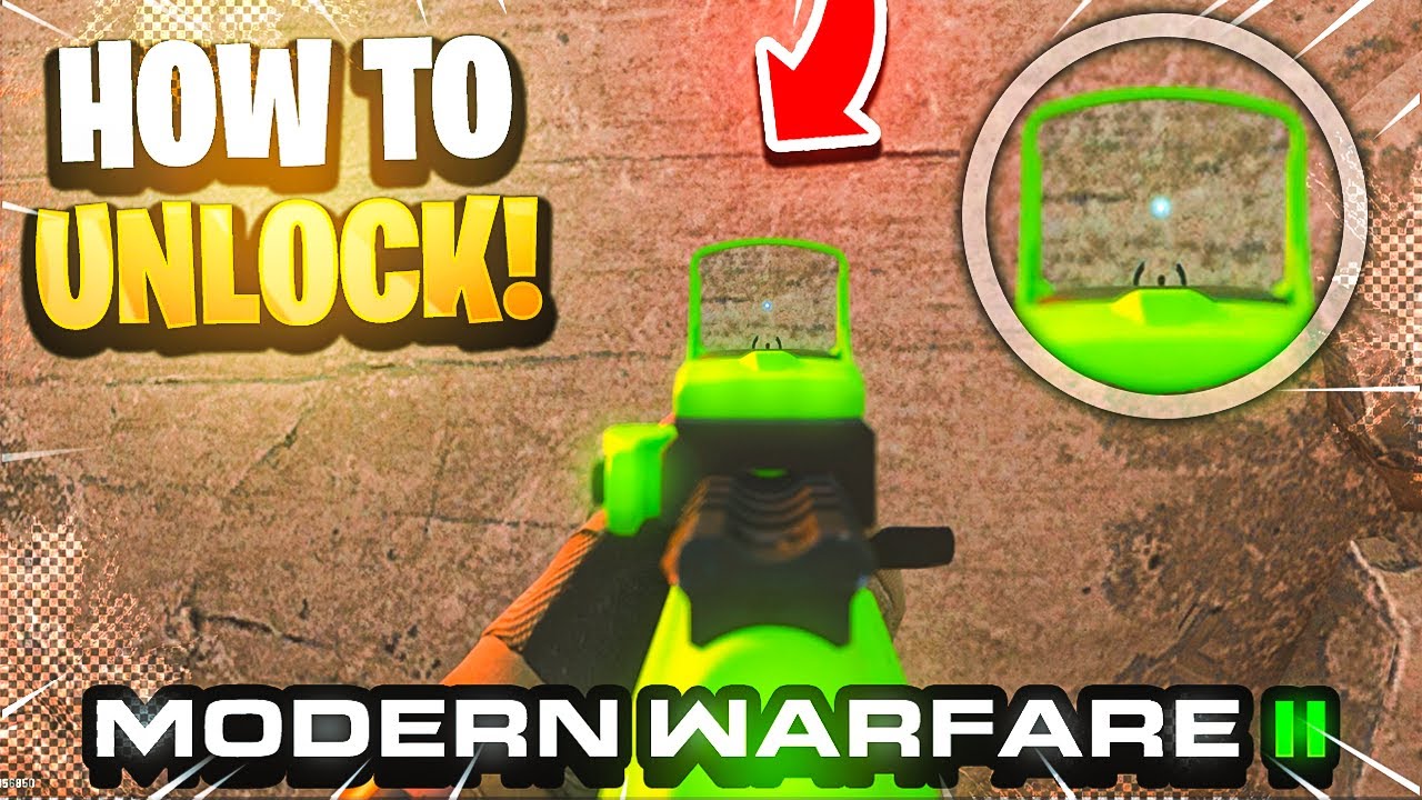 HOW TO UNLOCK BLUE RED DOT SIGHT in MODERN WARFARE 2! - MW2 BLUE DOT ...