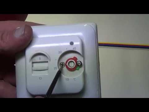 Терморегулятор для теплого пола RTC70.26 Как проверить - YouTube