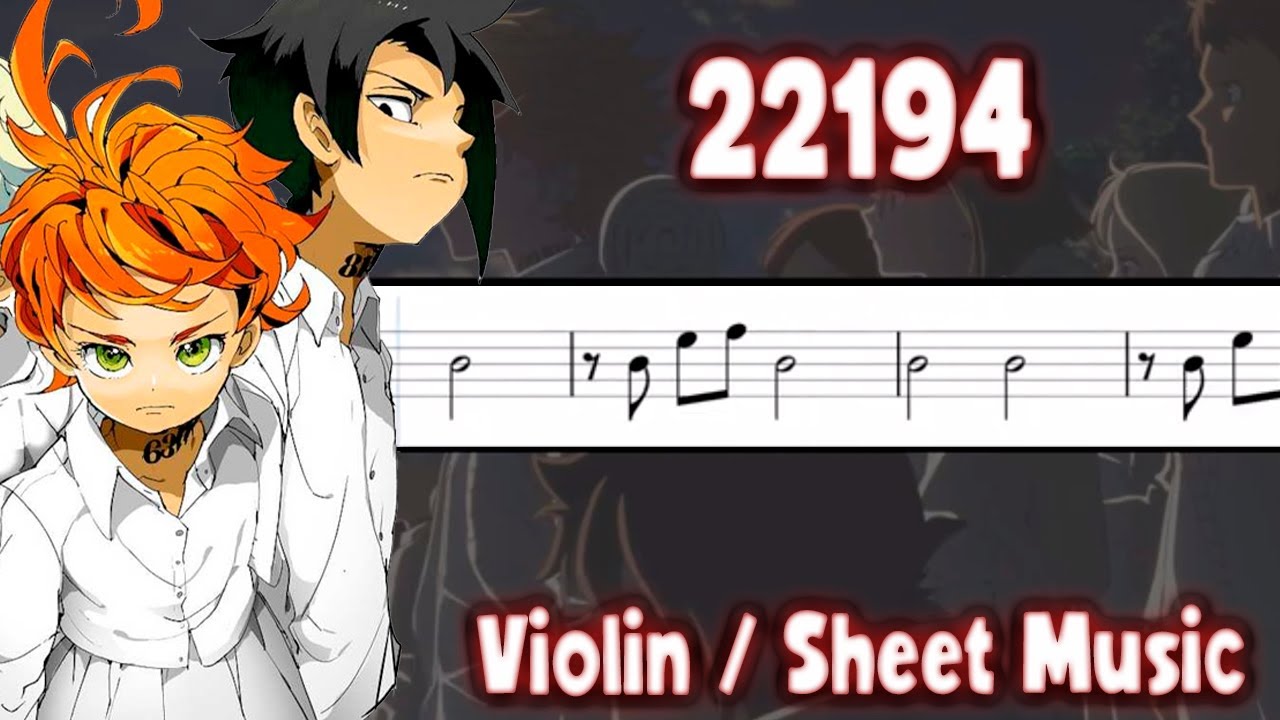 The Promised Neverland OST Norman's Theme - 22194 Violín Tutorial ...