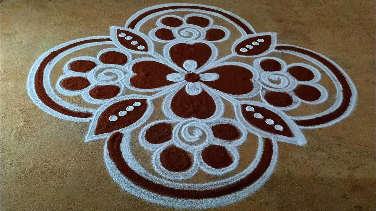 Bhoki pongal 🌹diyamuggulu 🌹rangolidesigns 3*1🌹thai Pongal special 🌹mattu pongal🌹flowers kolam ...