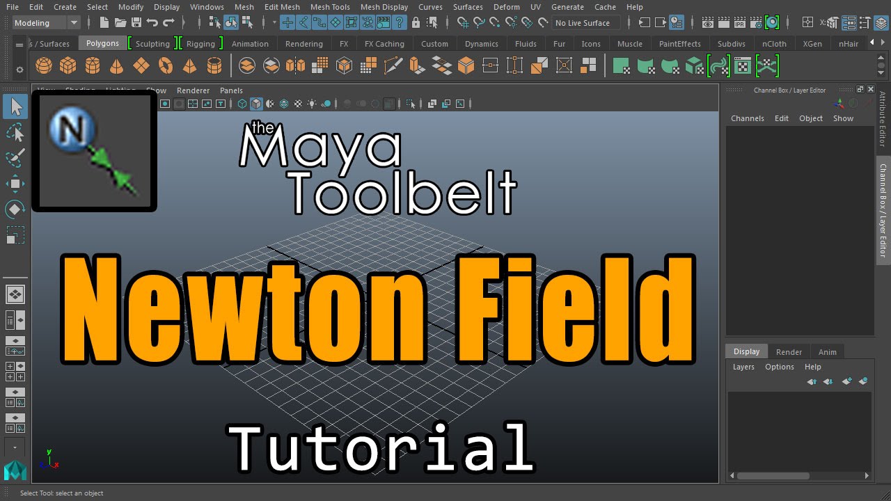 The Maya Toolbelt - Newton Field - YouTube