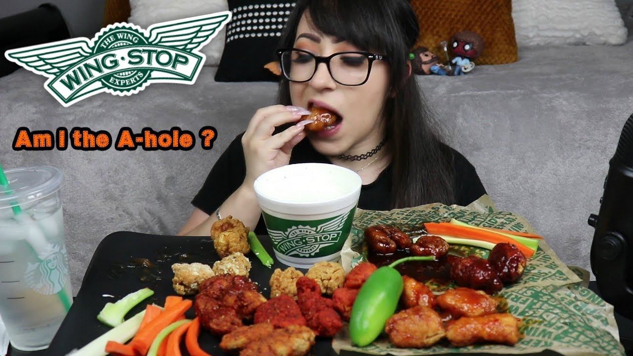 WINGSTOP MUKBANG | EATING SHOW - YouTube