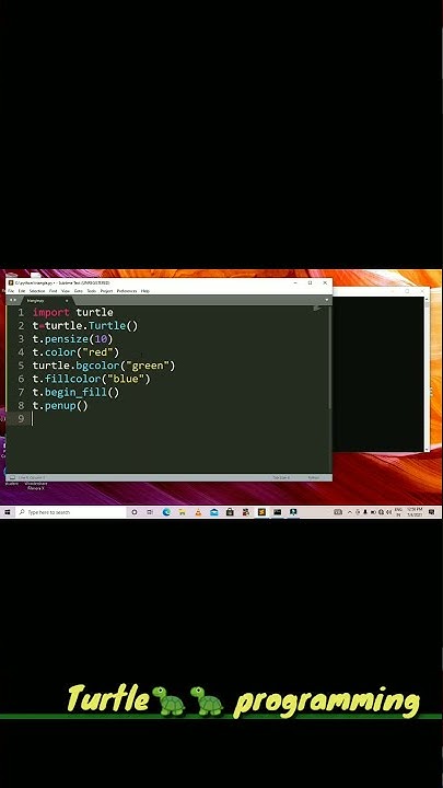 Python Code Design By Turtle Programming Language Triangle Pythoncode Youtube