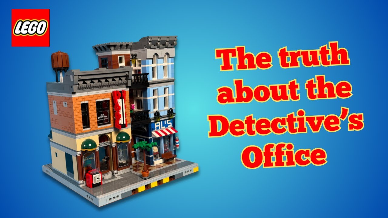 Lego Detectives office build - YouTube