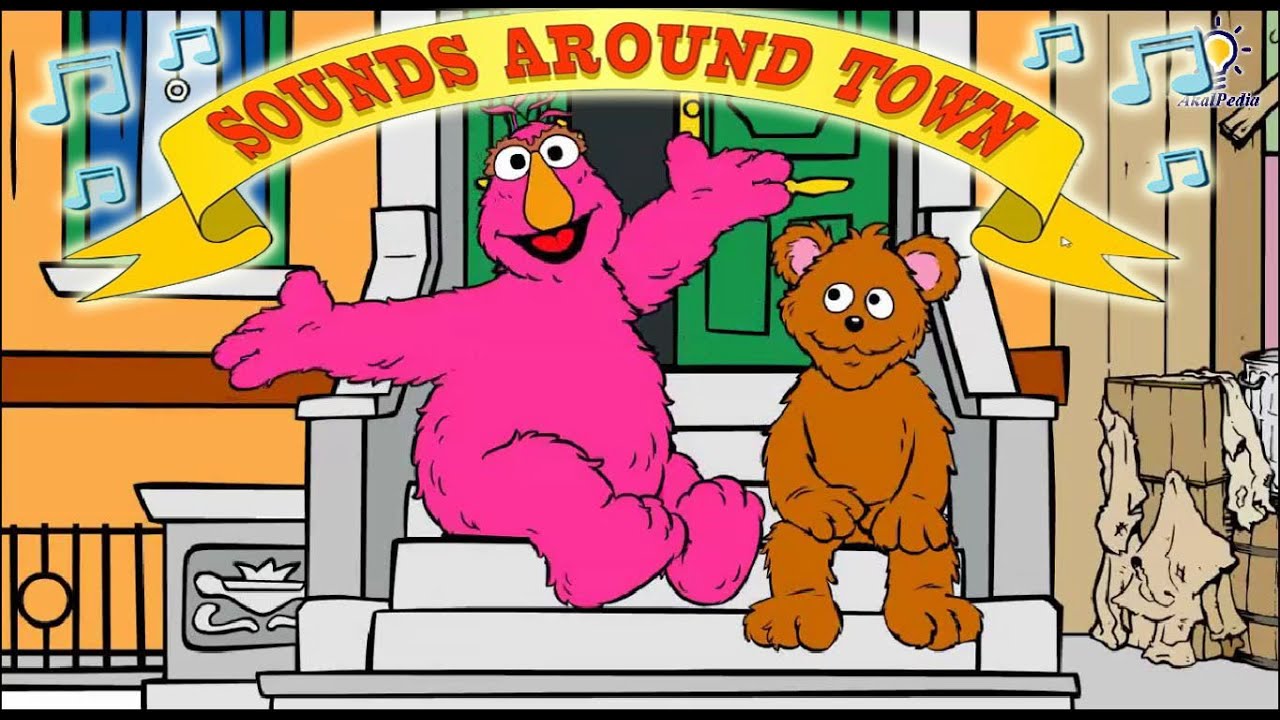Sounds Around Town - Sesame Street Educational Games #learning #elmo # ...