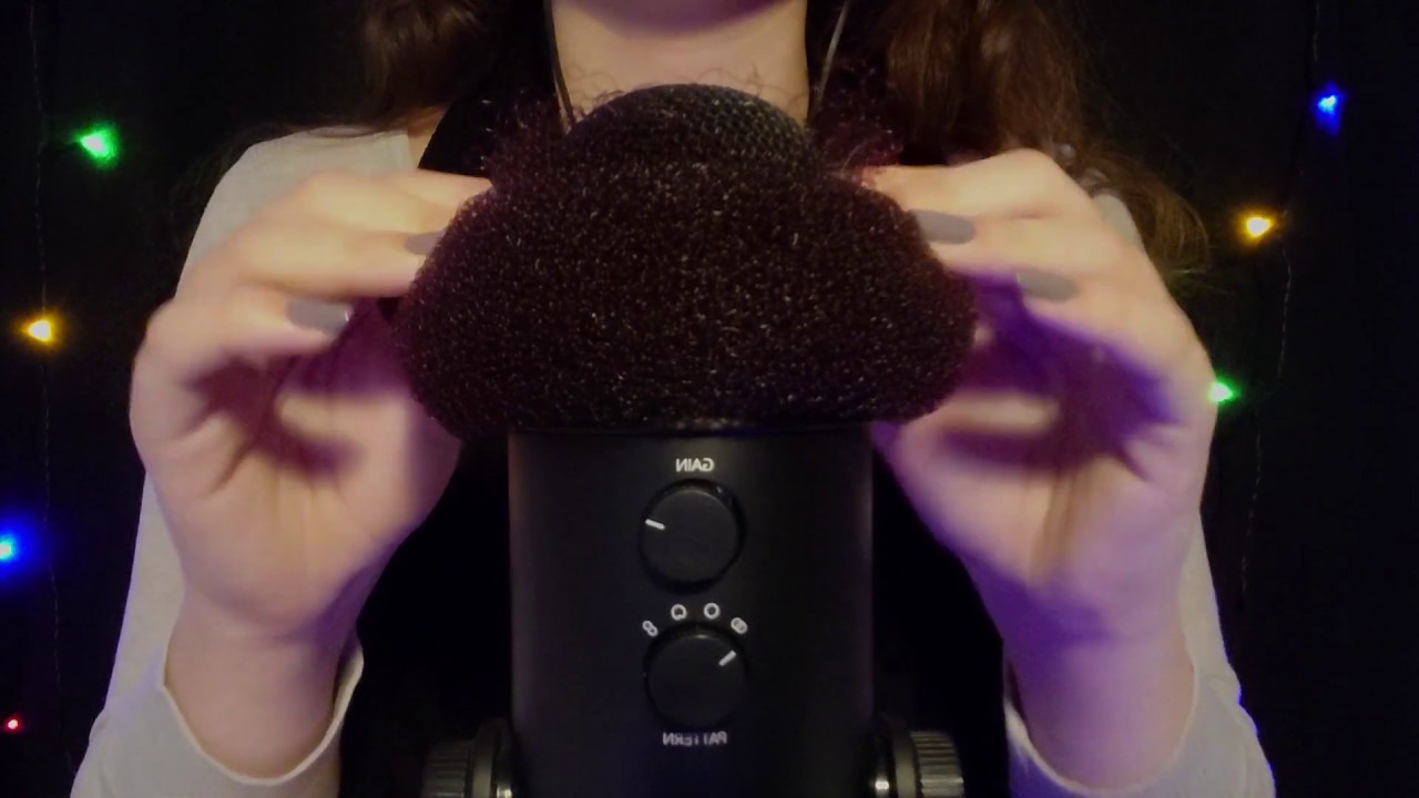 ASMR - Hair Donut On Microphone [No Talking] - YouTube