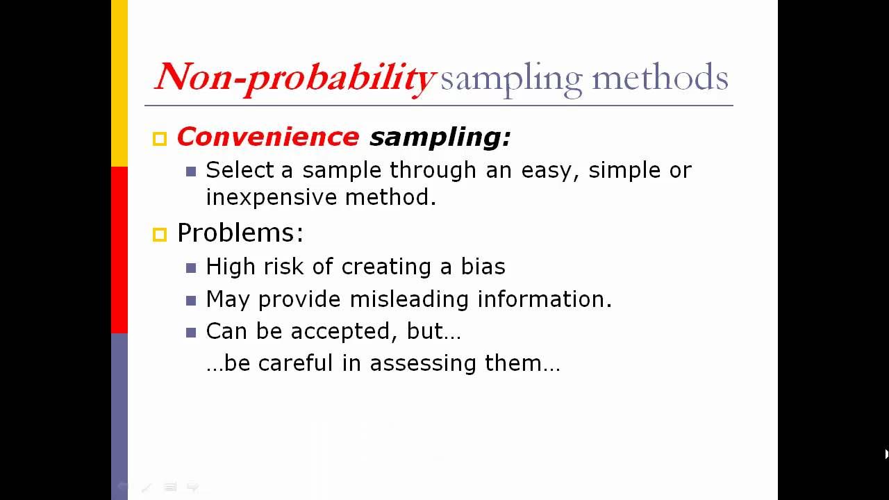 12 4 Non probability sampling - YouTube