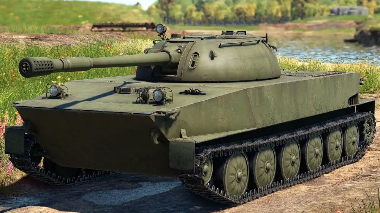 war thunder old model Object 211 tank gameplay - YouTube