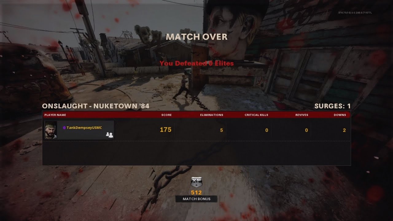 Black Ops Cold War Onslaught Game Over screen - YouTube