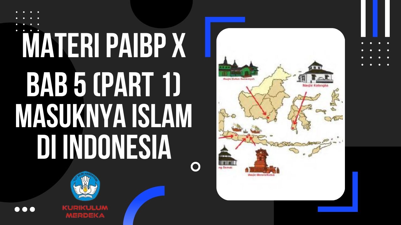 MATERI PAIBP KELAS X - BAB 5 PART 1 - MASUKNYA ISLAM DI INDONESIA - YouTube