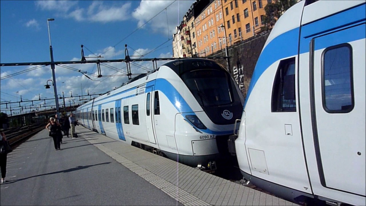 Commuter Rail in and around Stockholm, Early Autumn 2016 - YouTube